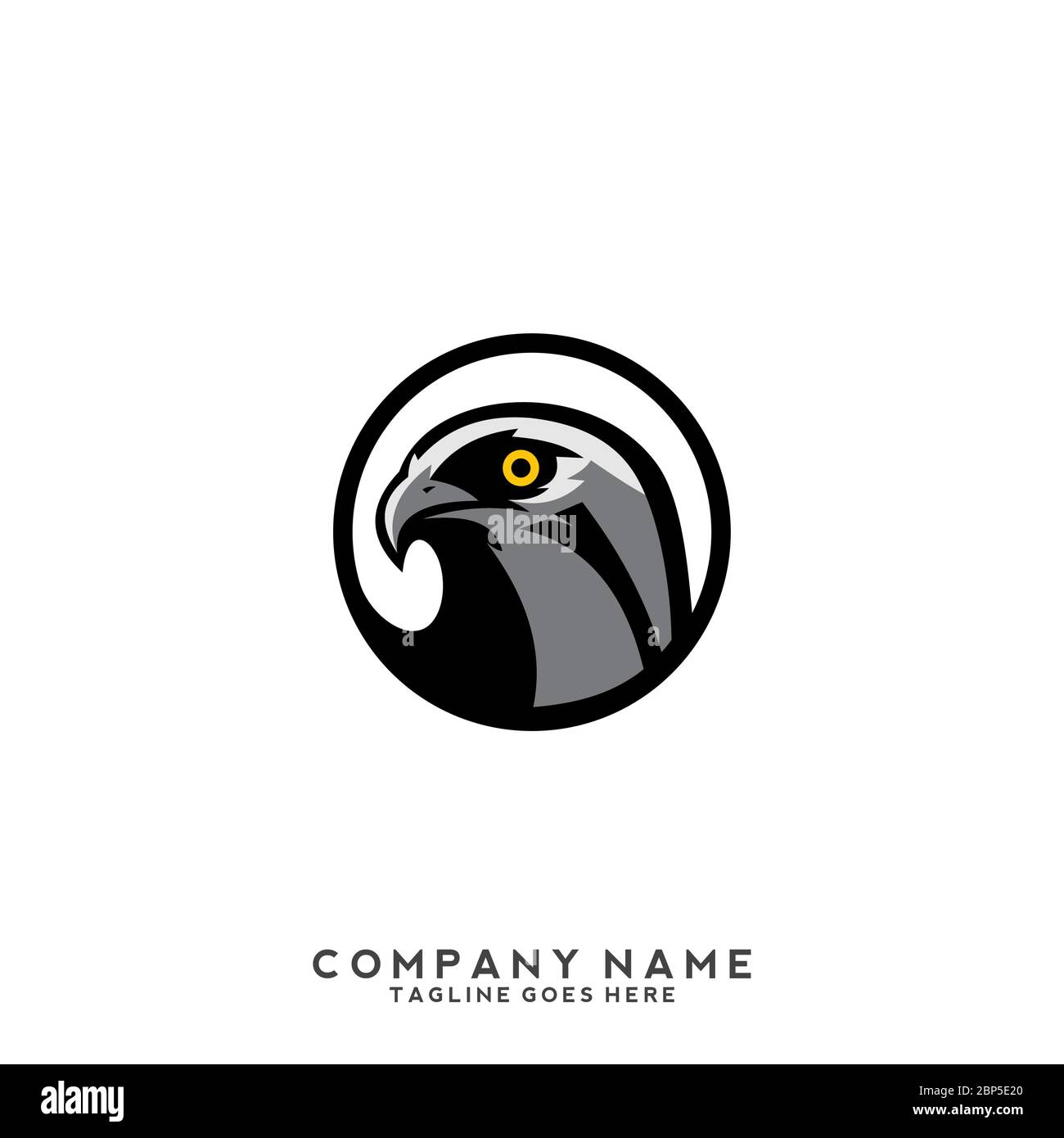 Eagle logo vector vectors hi-res stock photography and images - Alamy
