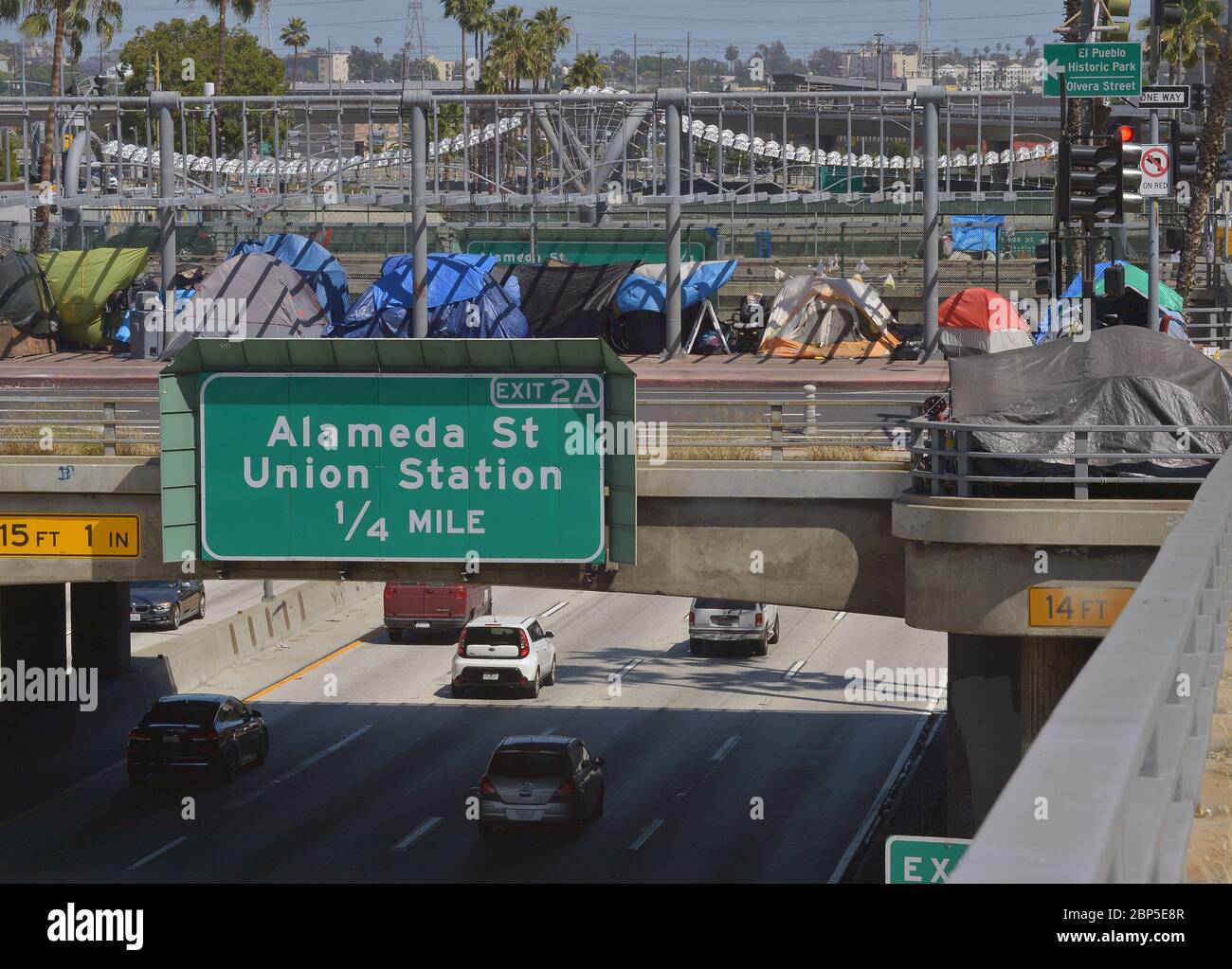 Los angeles freeway exit in hi-res stock photography and images - Alamy