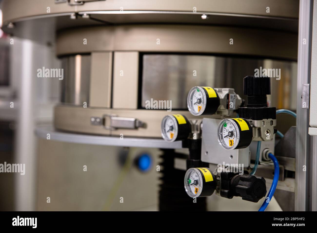 Cosmetic industry equipment and production process Stock Photo - Alamy