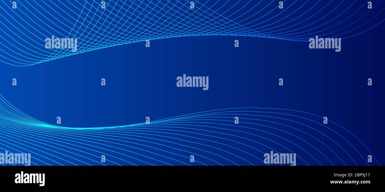 Blue elegant lines, abstract internet technology background Stock Photo ...