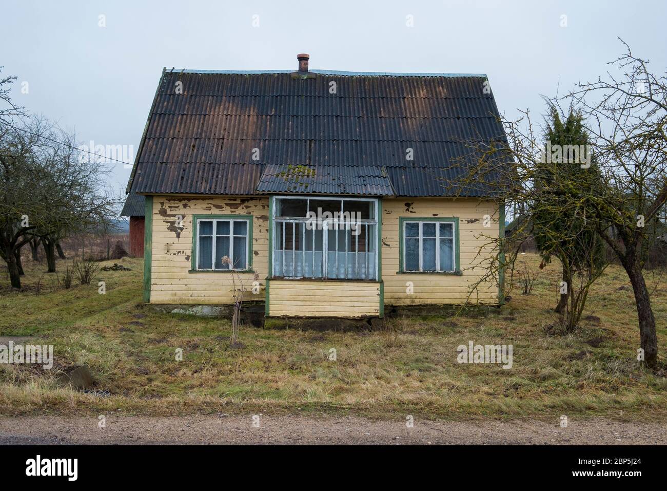 A good example of the typical small town, rural, vernacular house ...