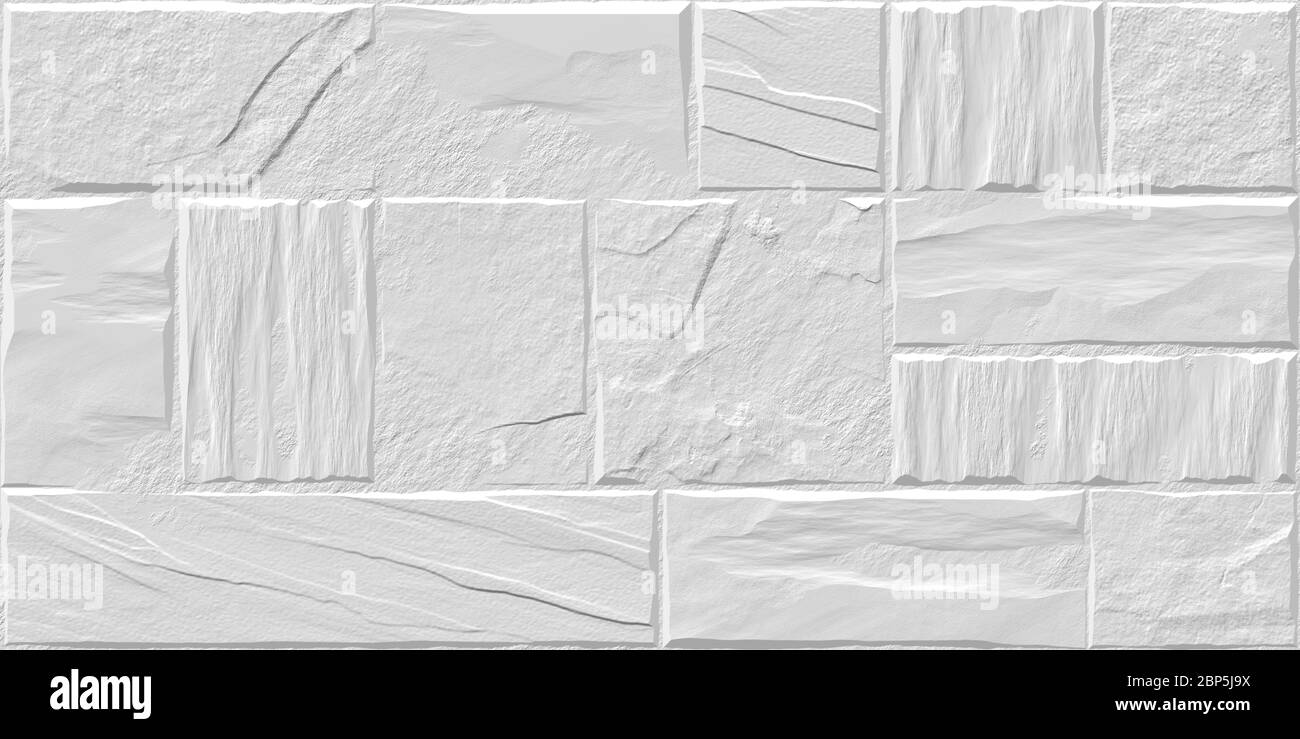 White seamless geometric texture. Origami paper style. 3D rendering ...