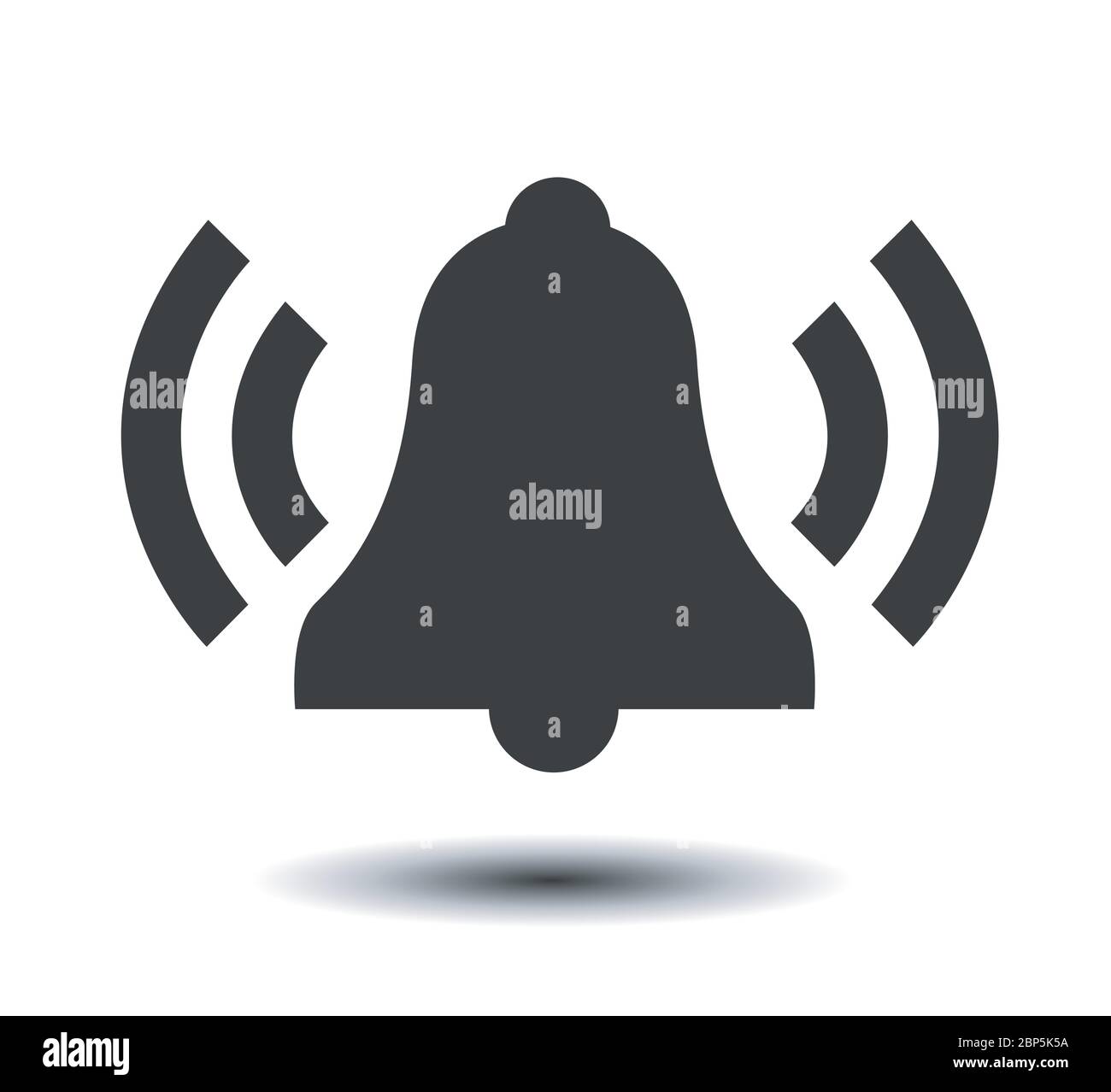 Black traditional bell alarm clock Cut Out Stock Images & Pictures - Alamy
