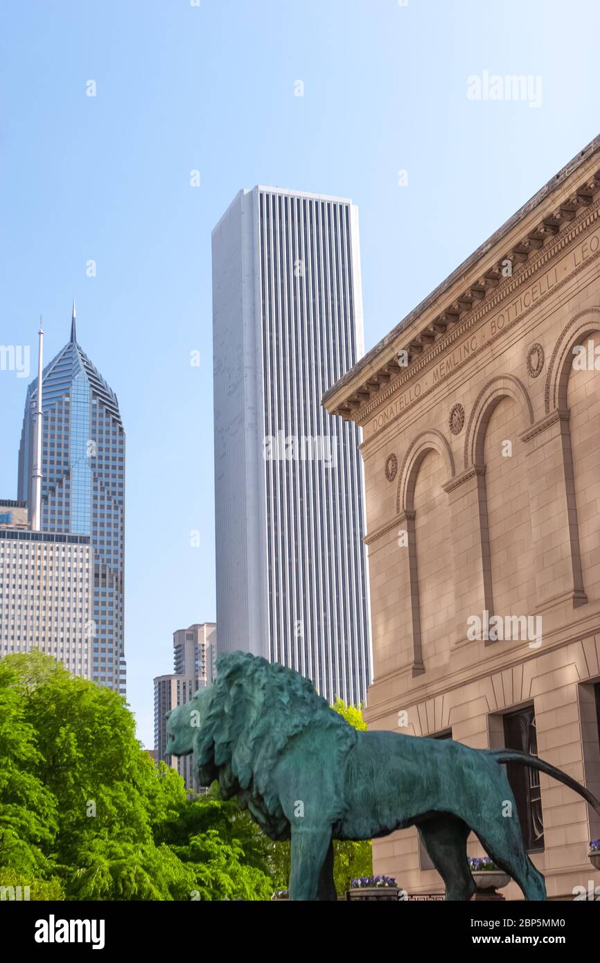 View of the Aon tower, One Prudential Plaza (formerly known as the ...
