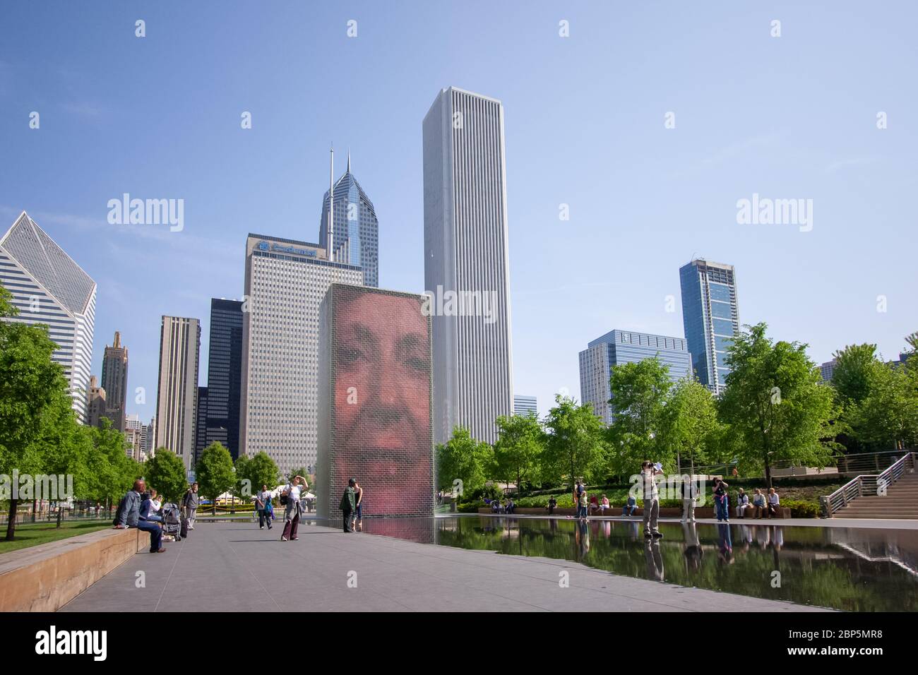 View of the Aon tower, One Prudential Plaza (formerly known as the ...