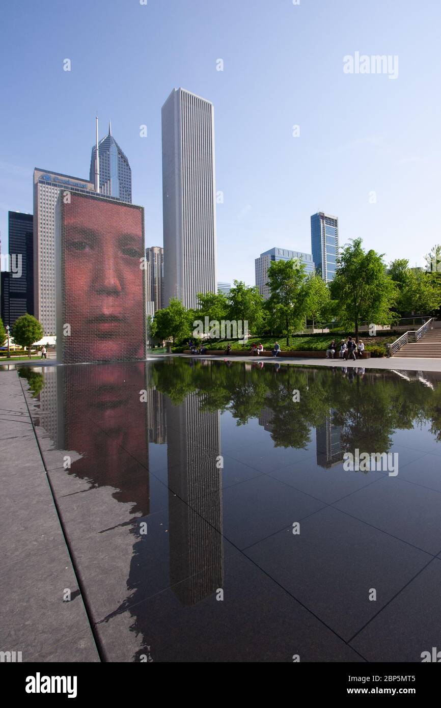 View of the Aon tower, One Prudential Plaza (formerly known as the ...