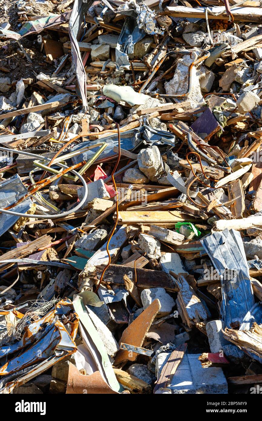 Demolition waste recycling hi-res stock photography and images - Alamy