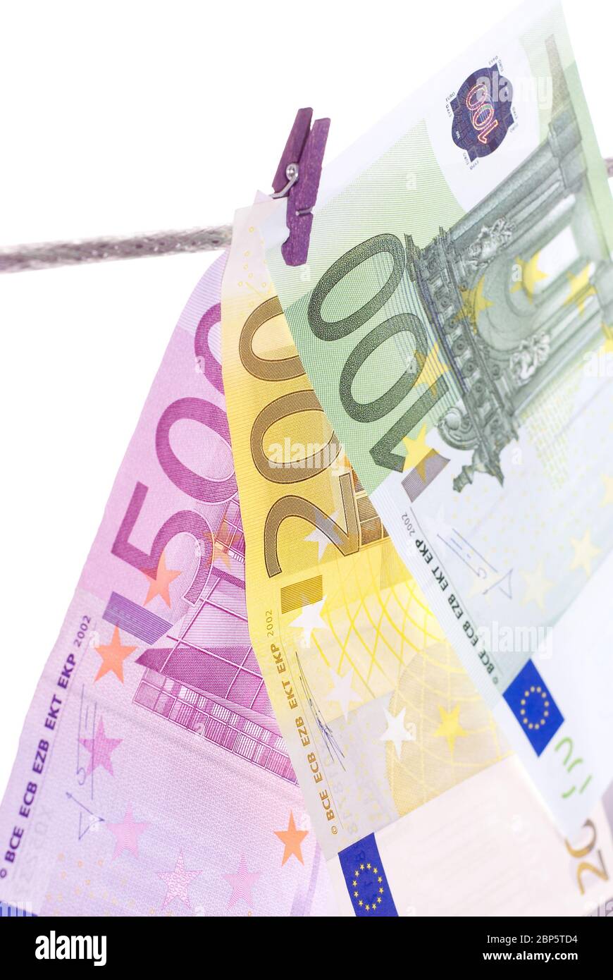 Clothes-peg and money Stock Photo - Alamy