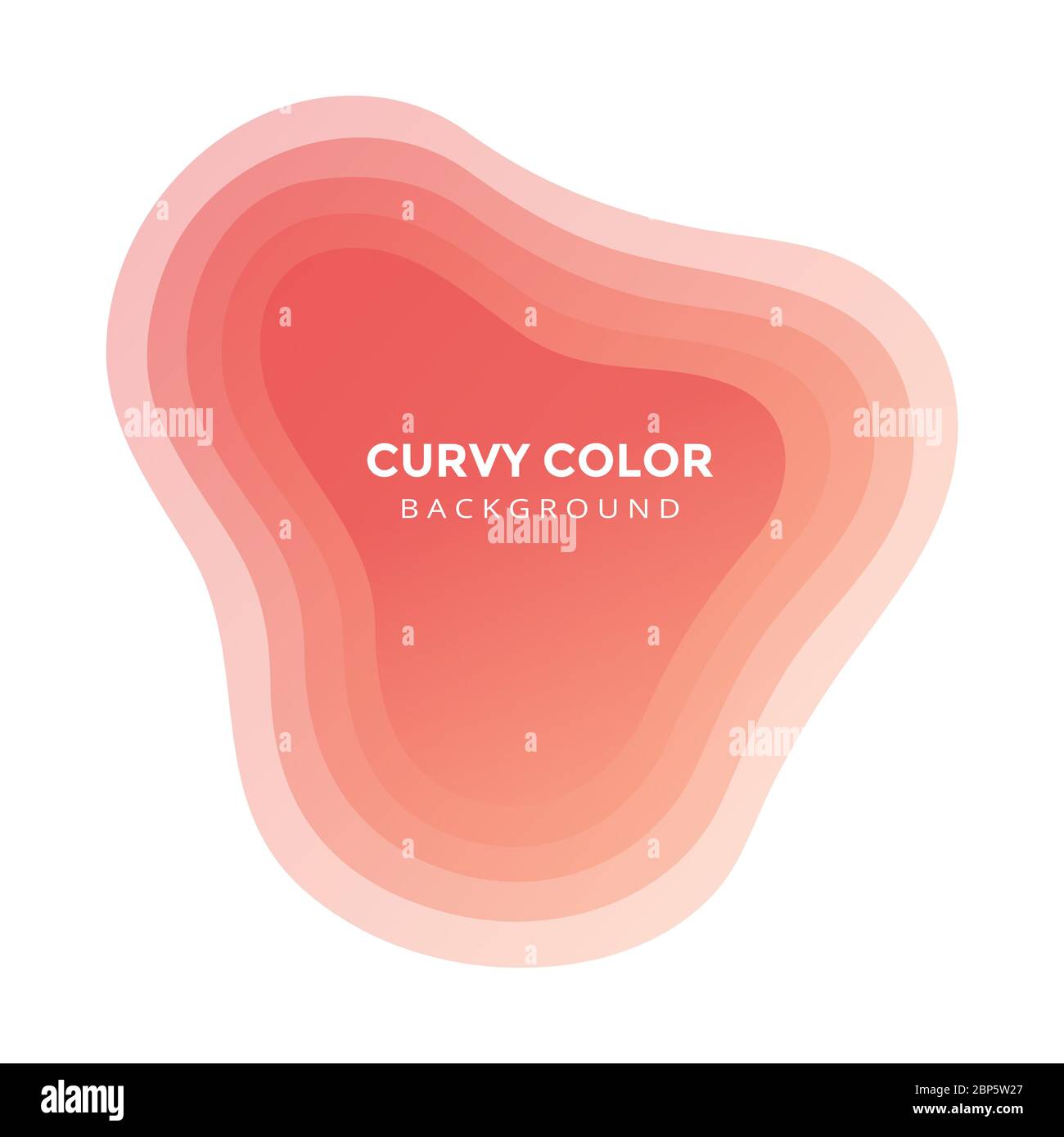Modern liquid abstract blur blob element graphic gradient flat style ...
