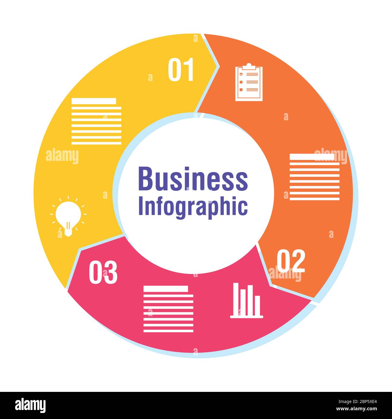 business infographic with numbers icons Stock Vector Image & Art - Alamy