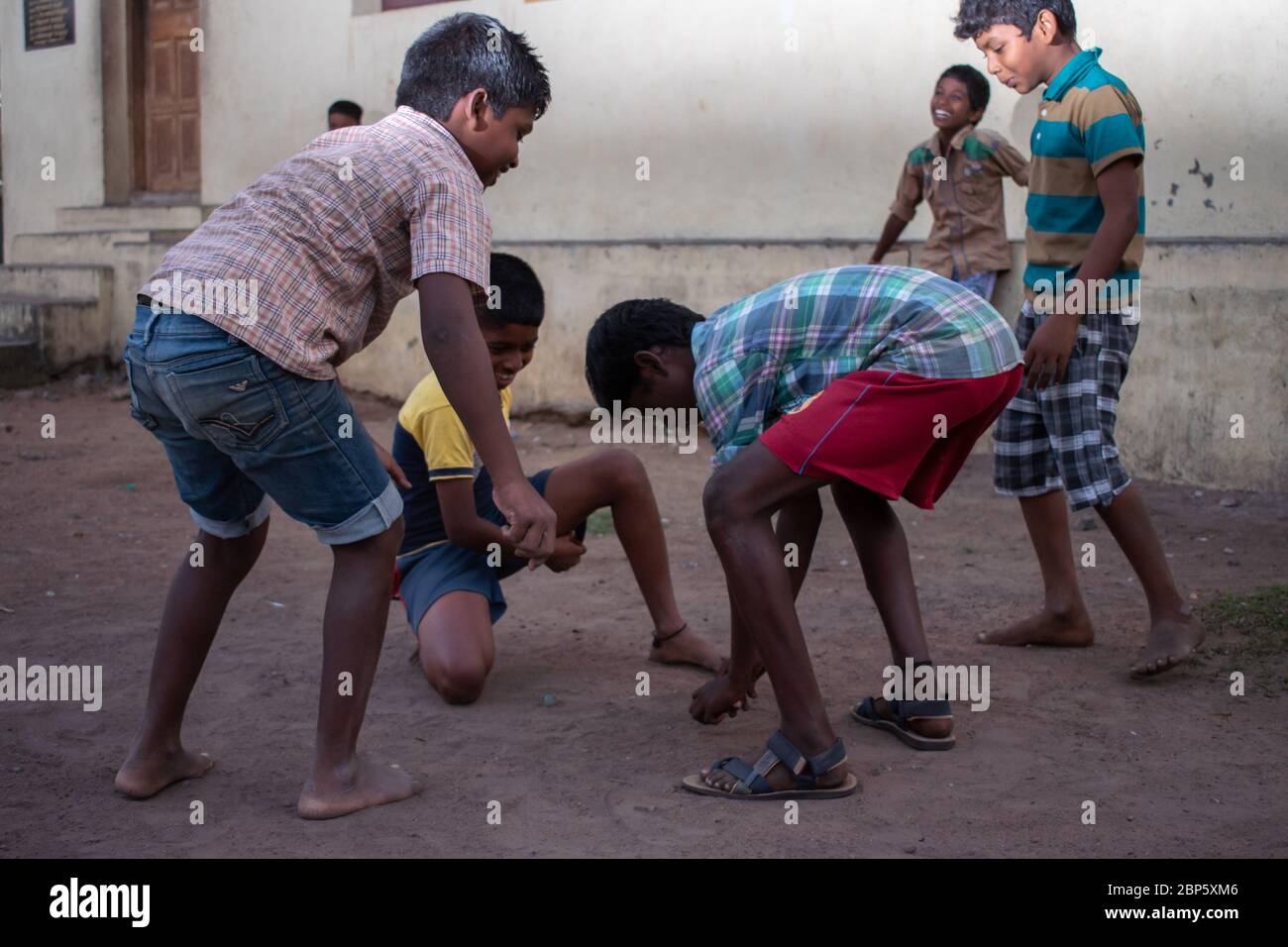 Tamilnadu regional village games Stock Photo - Alamy
