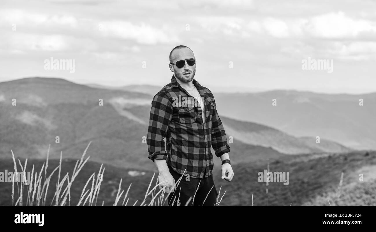 Masculinity and male energy. Achieve freedom. Free and wild. Value of ...