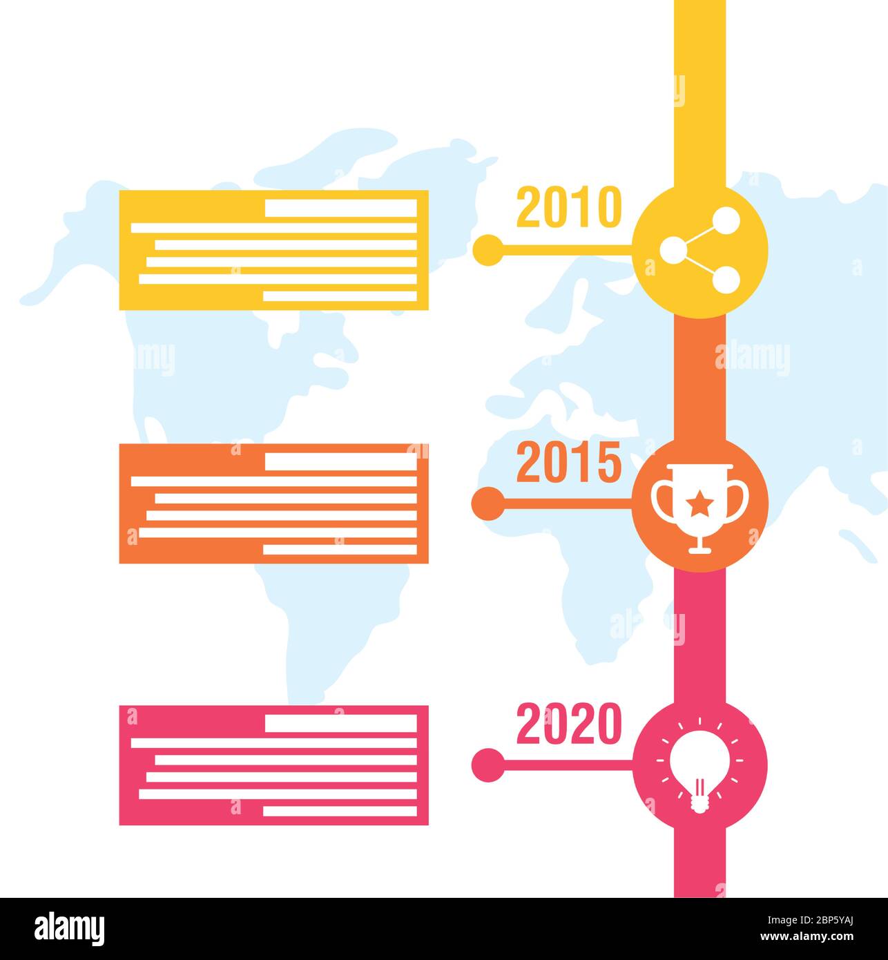 business infographic with years icons Stock Vector Image & Art - Alamy