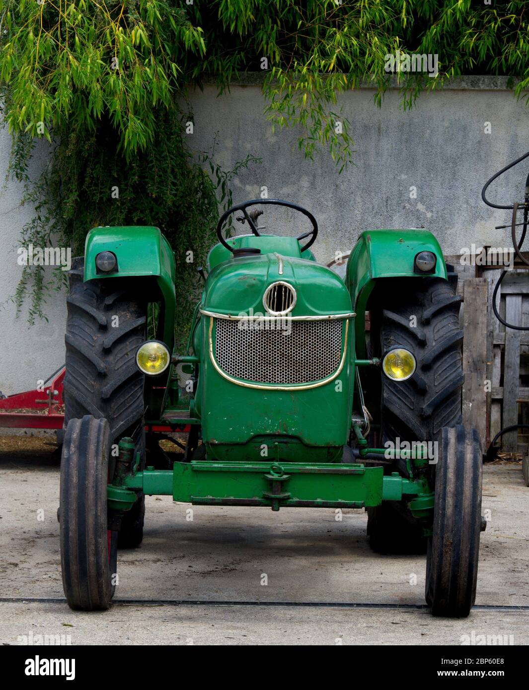 Old vintage french farm tractor hi-res stock photography and images - Alamy