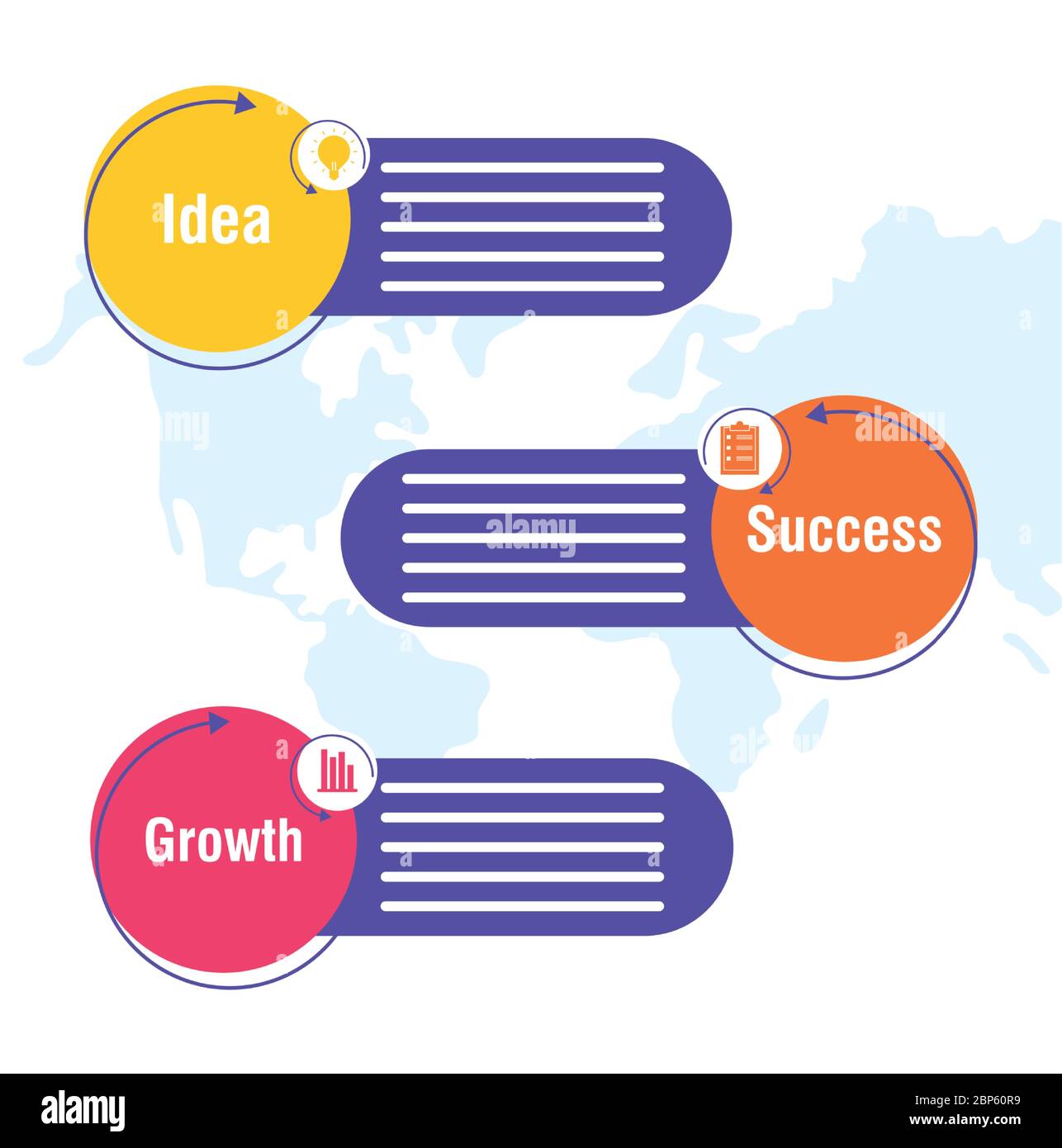 business infographic with world planet Stock Vector Image & Art - Alamy