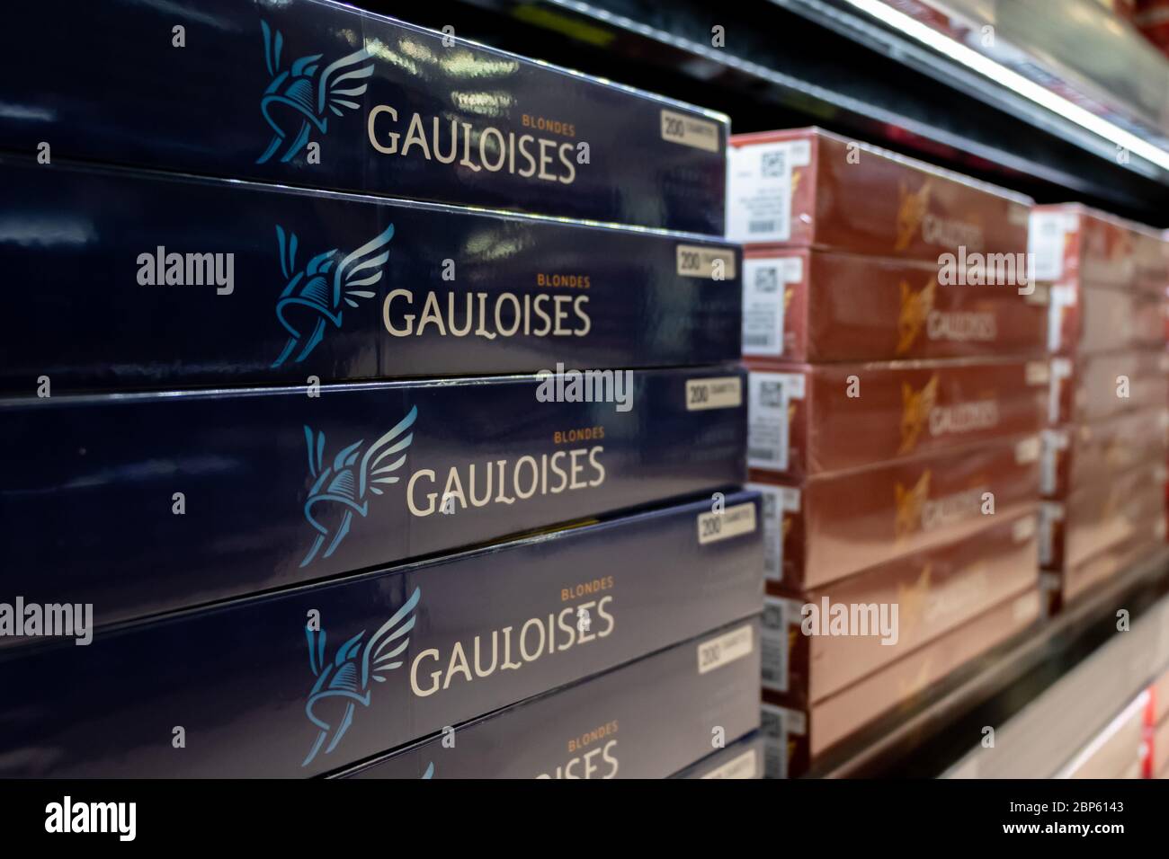 Gauloises cigarettes hi-res stock photography and images - Alamy