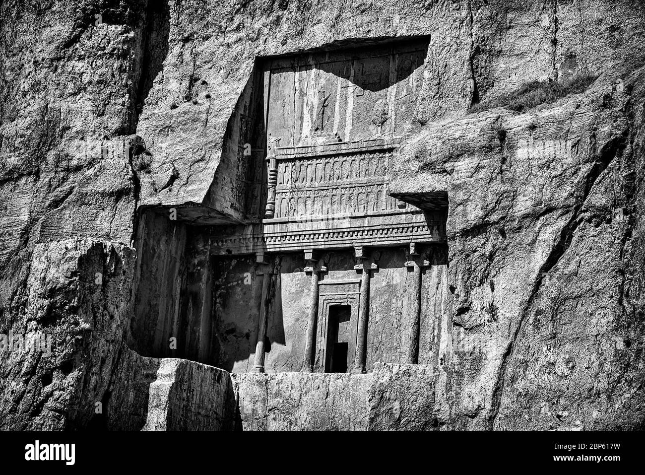 Tomb of Artaxerxes I, necropolis of Naqsh-e Rostam, Iran Stock Photo ...