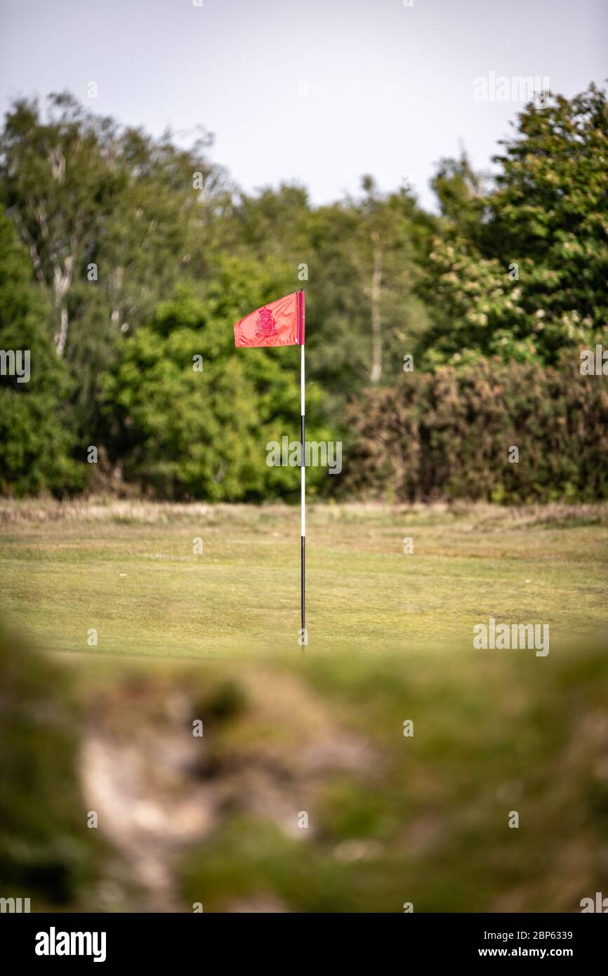18th hole on golf course hi-res stock photography and images - Alamy