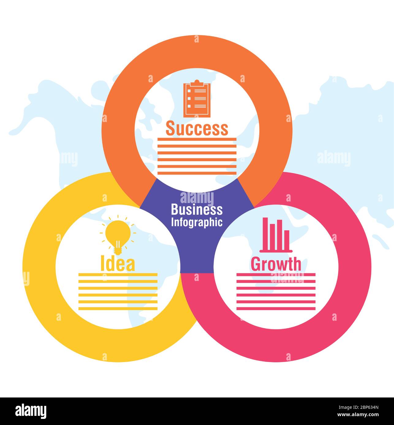 business infographic with world planet Stock Vector Image & Art - Alamy