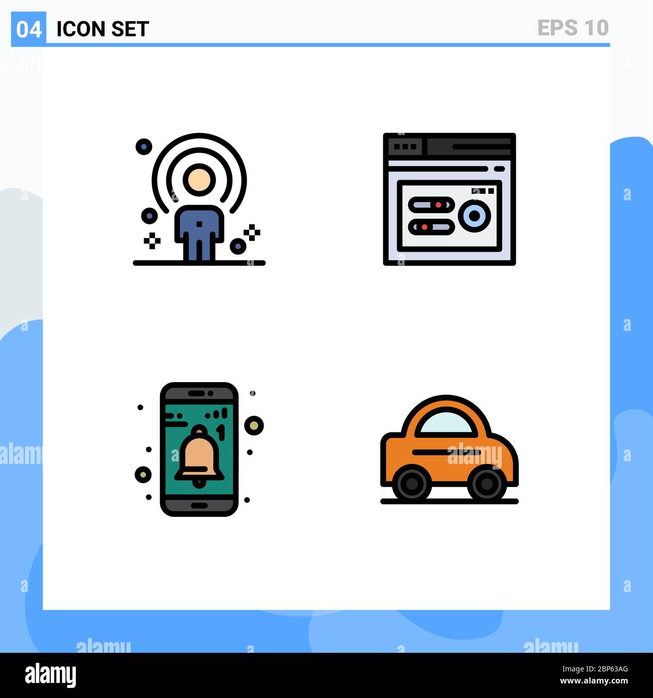 Van vehicle person customer Stock Vector Images - Alamy