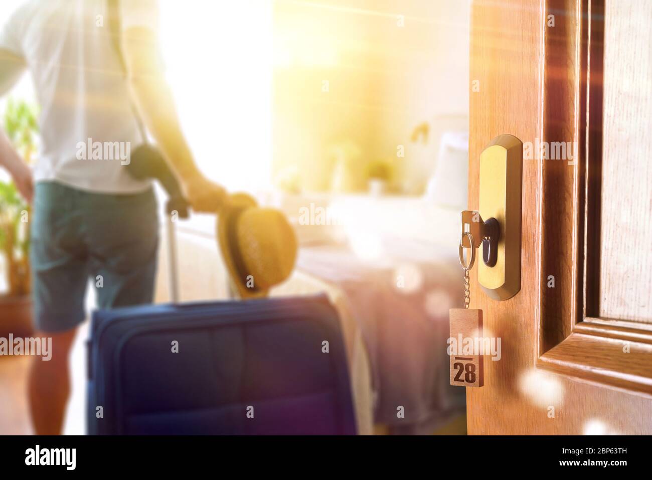 Adult entering room hi-res stock photography and images - Alamy