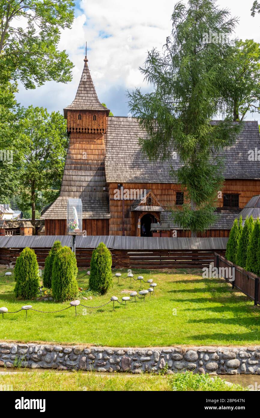 wooden church in Debno, Poland Stock Photo - Alamy