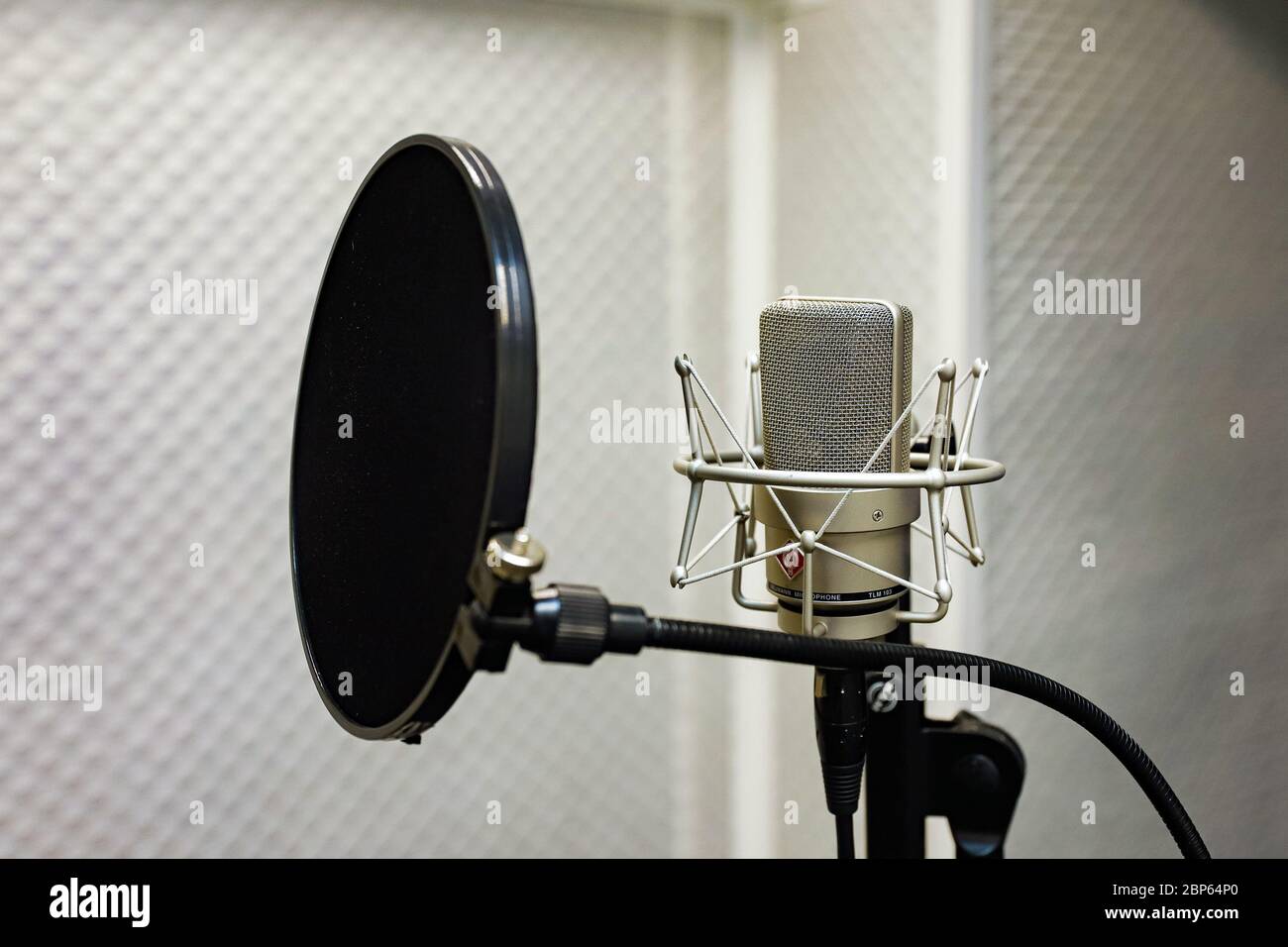 The professional communication studio microphone Stock Photo - Alamy