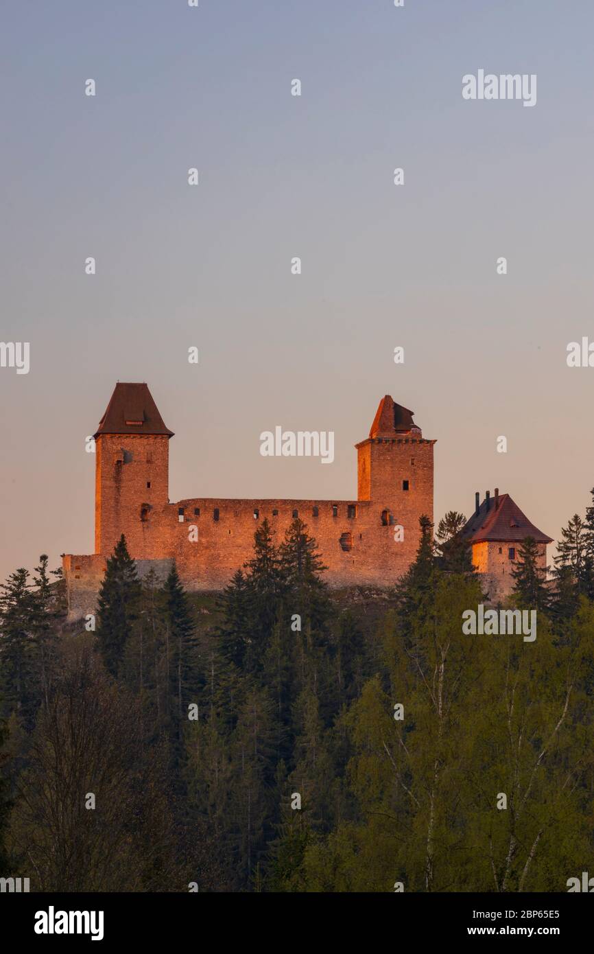 Kasperk castle in Sumava, Czech Republic Stock Photo - Alamy