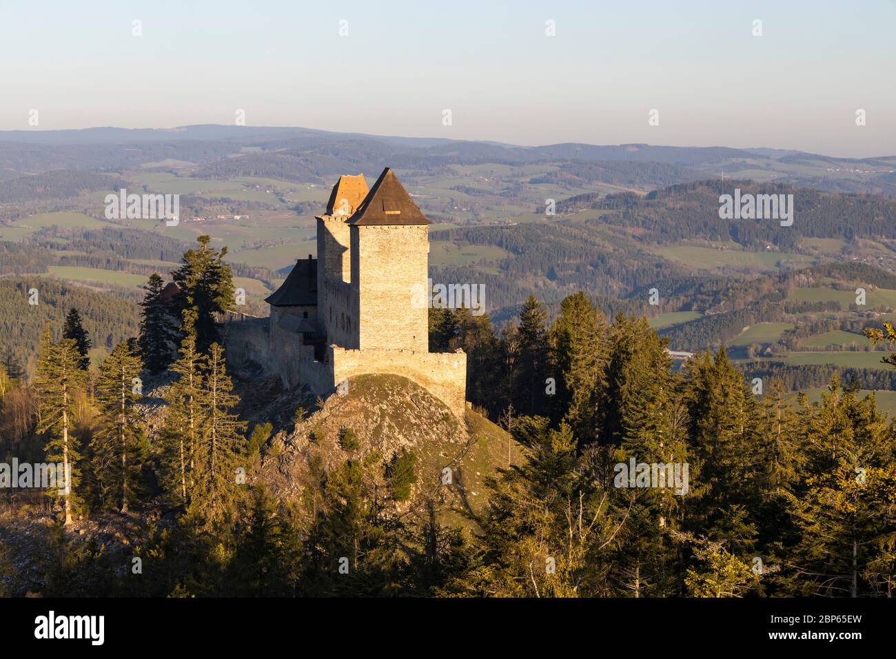 Kasperk castle in Sumava, Czech Republic Stock Photo - Alamy