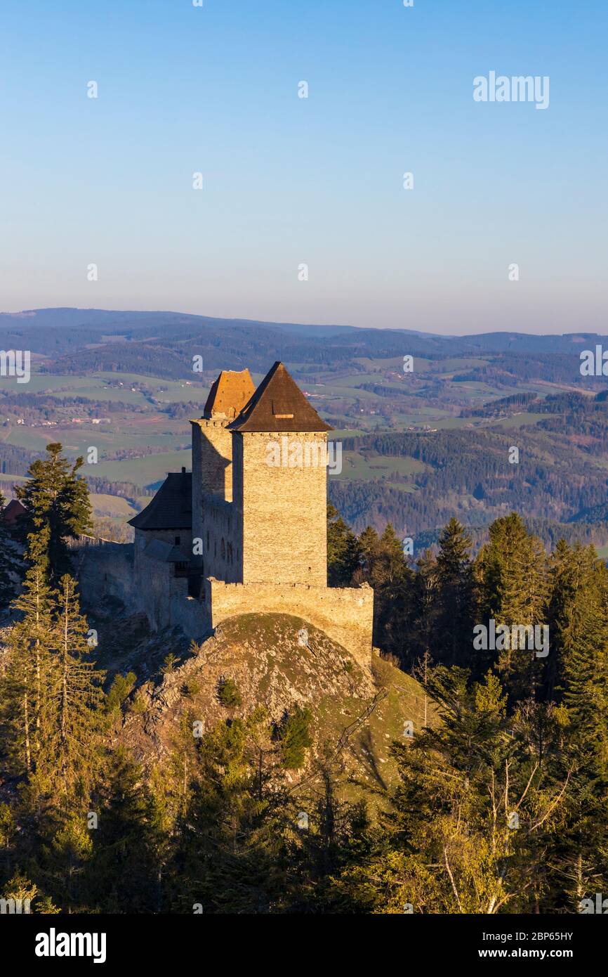 Kasperk castle in Sumava, Czech Republic Stock Photo - Alamy