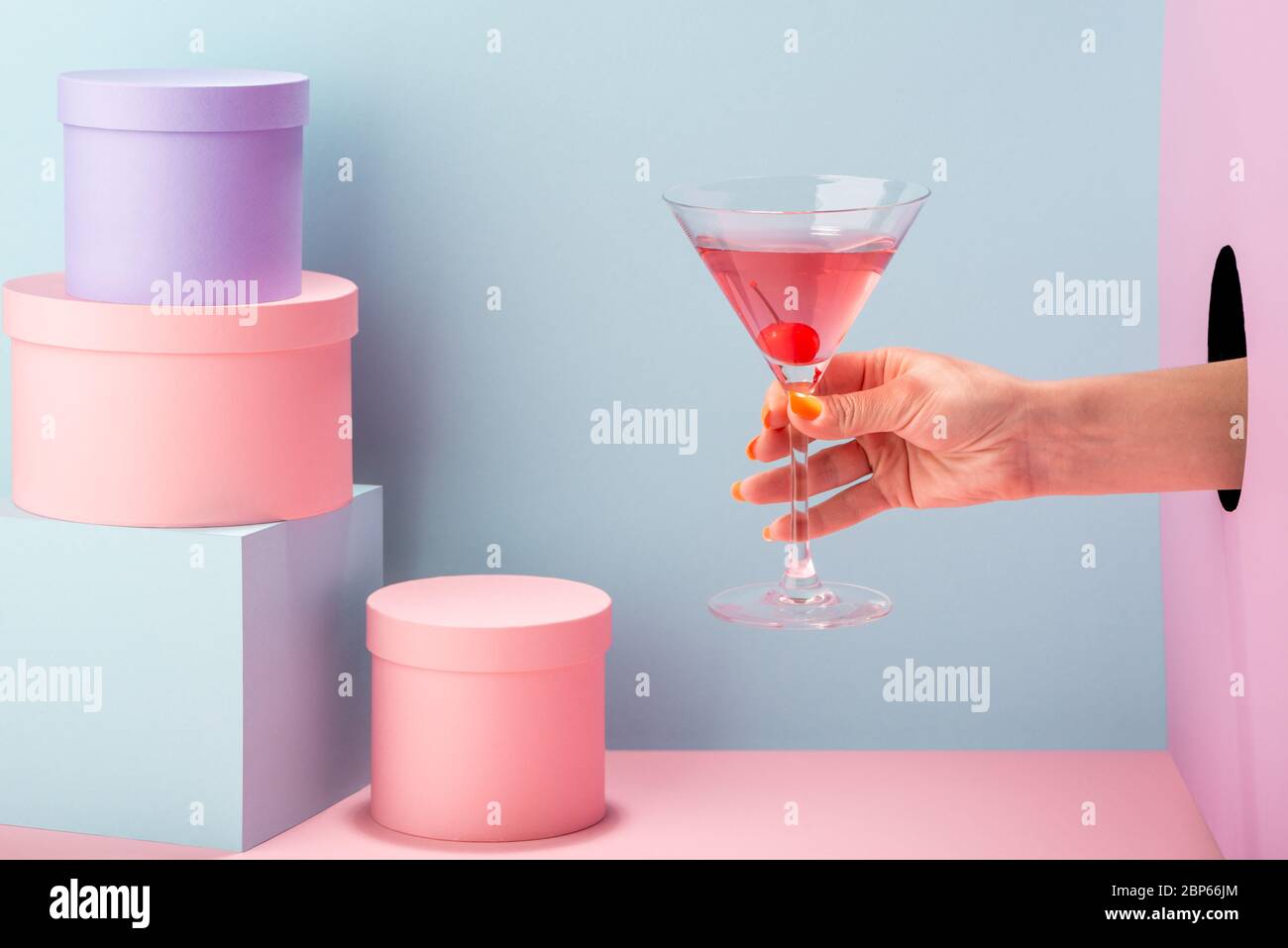 Womans hand on a glass of prosecco hi-res stock photography and images ...