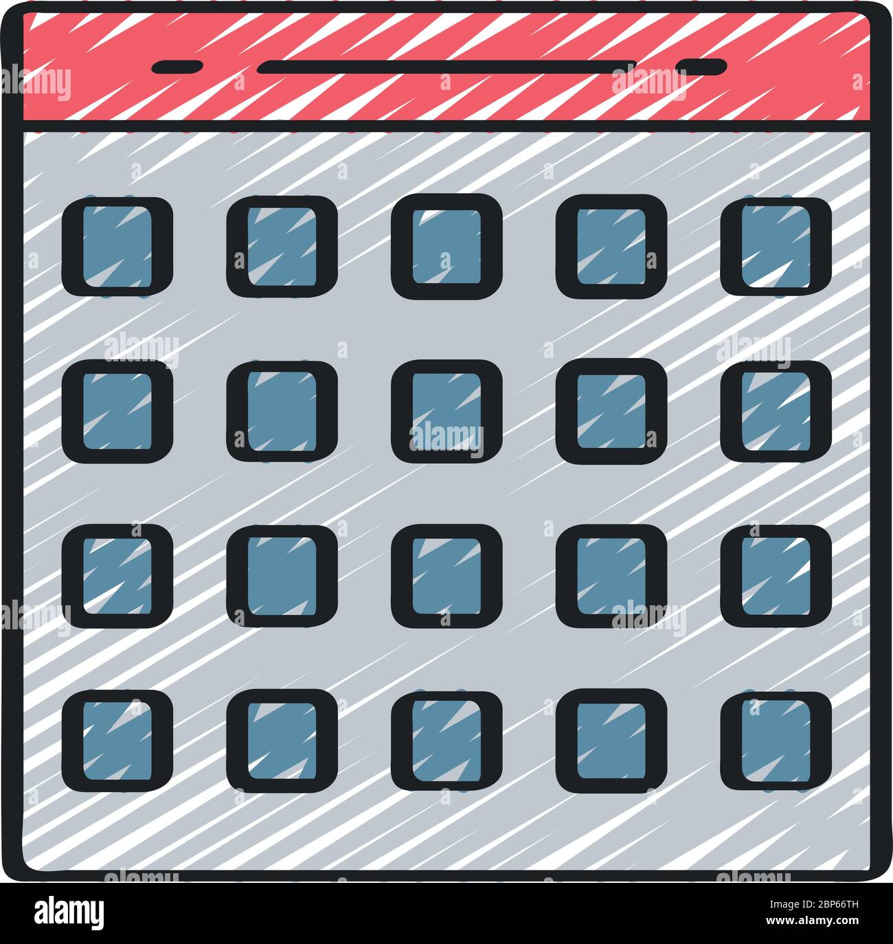 Desk calendar icon representing ‘Calendar’ Stock Vector Image & Art - Alamy