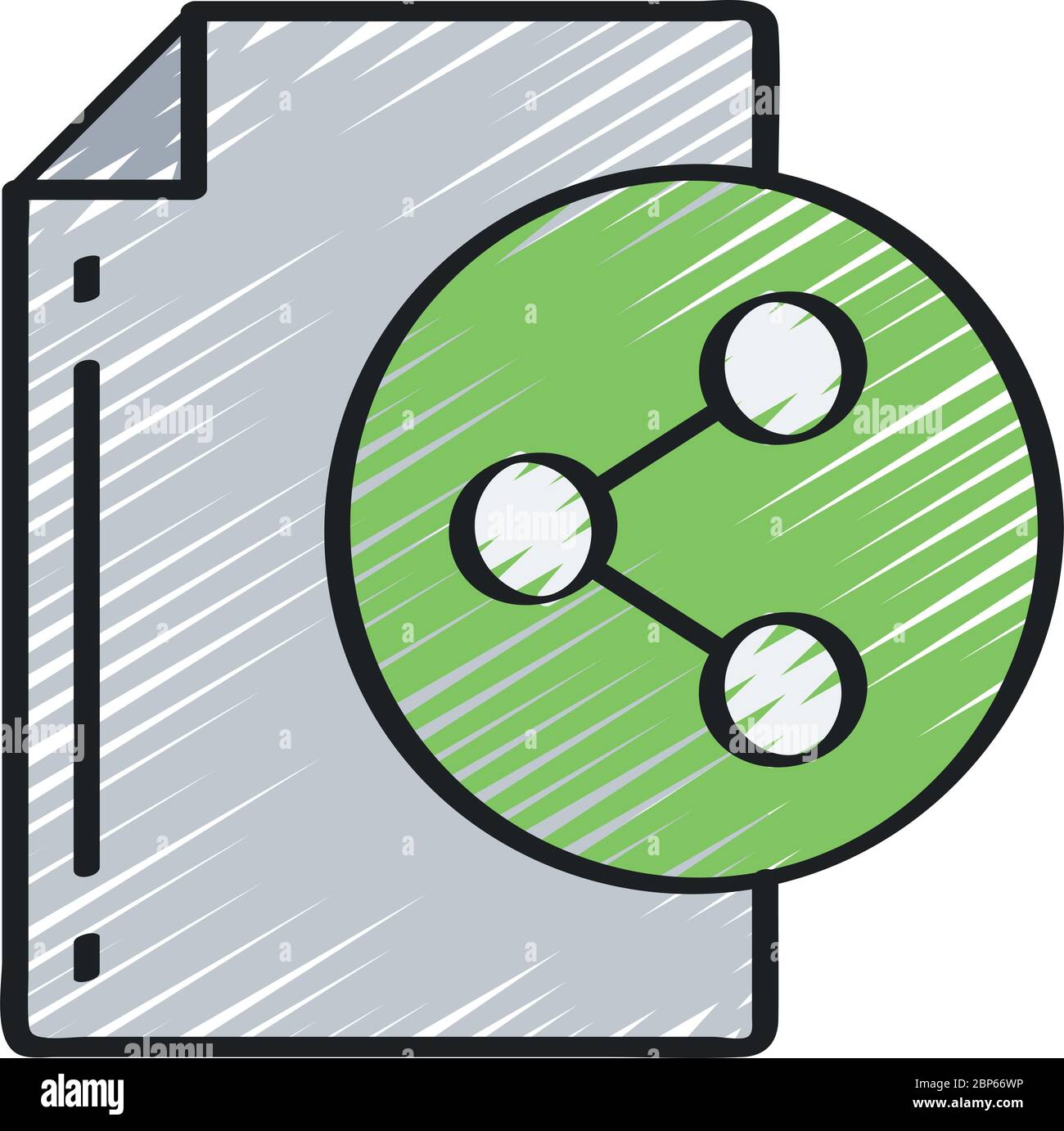 Share document icon representing ‘Share’ Stock Vector Image & Art - Alamy