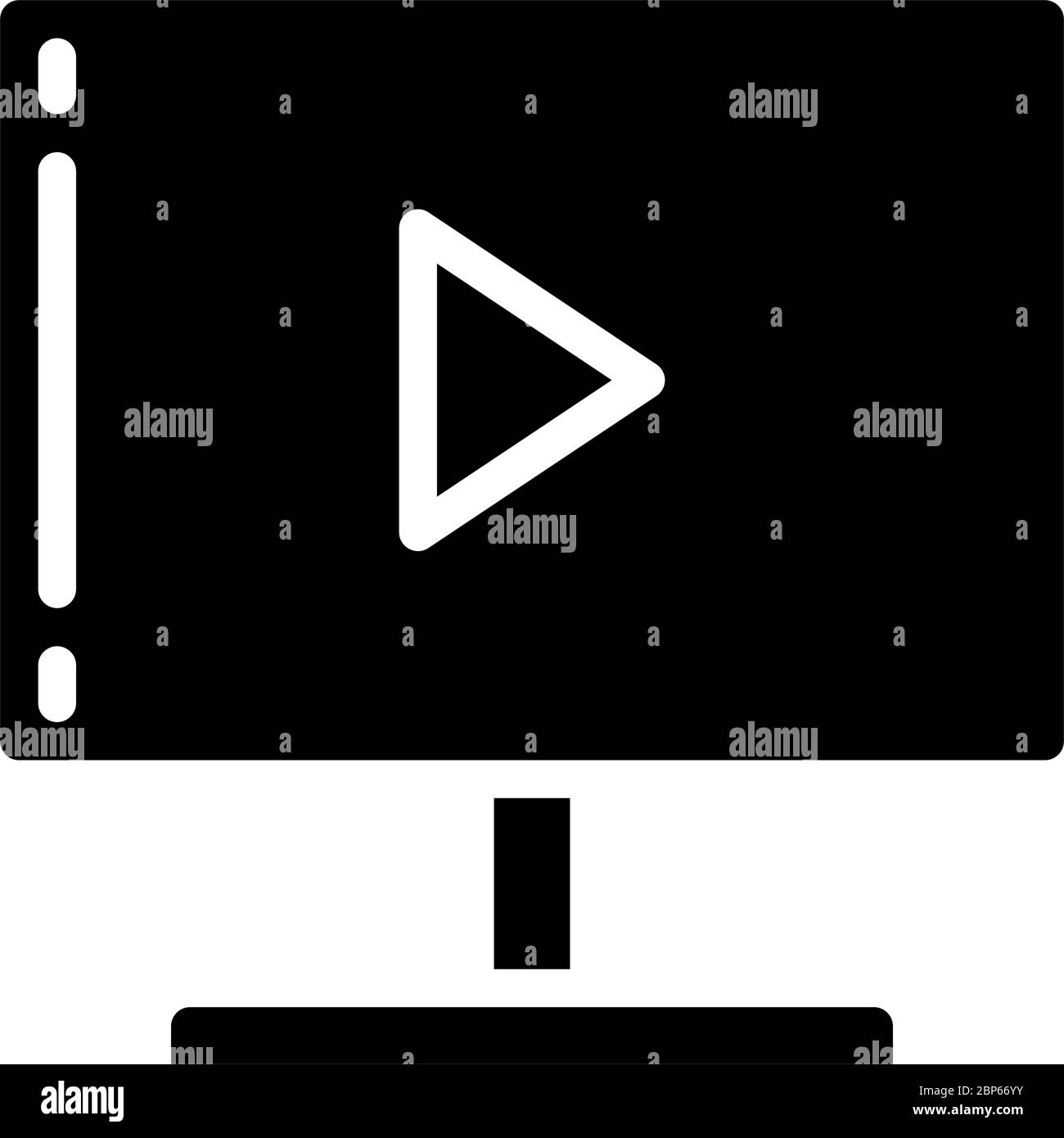 TV monitor icon representing ‘TV’ Stock Vector Image & Art - Alamy