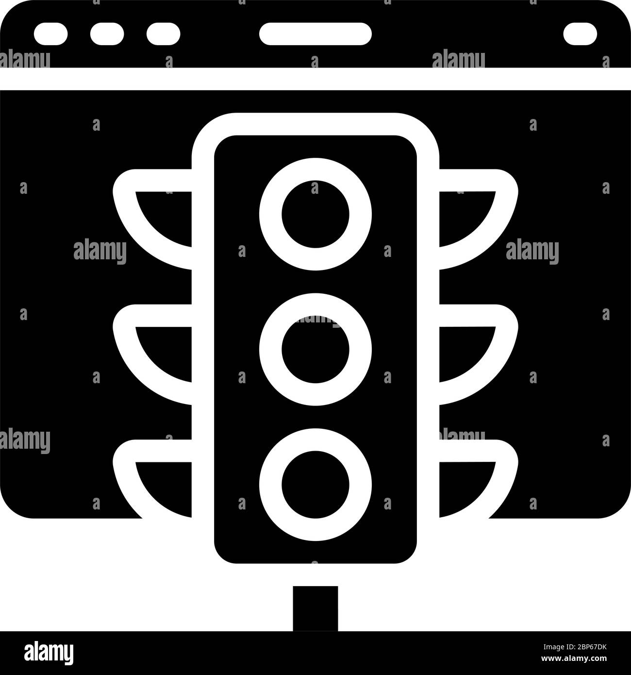 Status light Stock Vector Images - Alamy