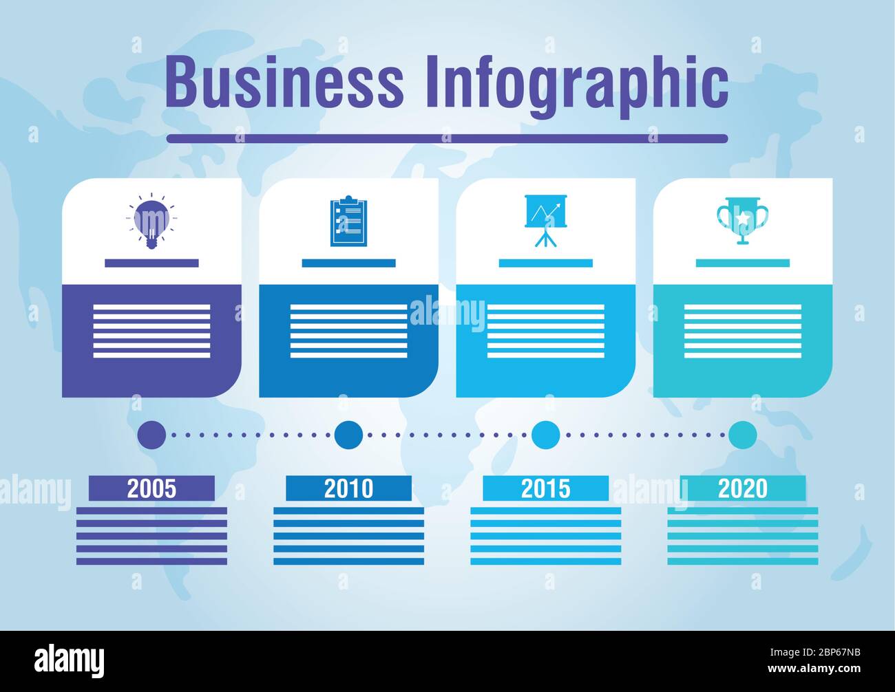 business infographic with years icons Stock Vector Image & Art - Alamy