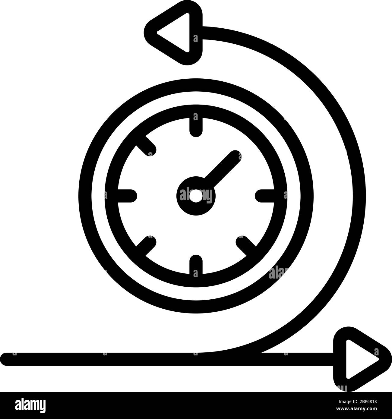 Timer in sprint symbol representing ‘Sprint Time’ Stock Vector Image ...