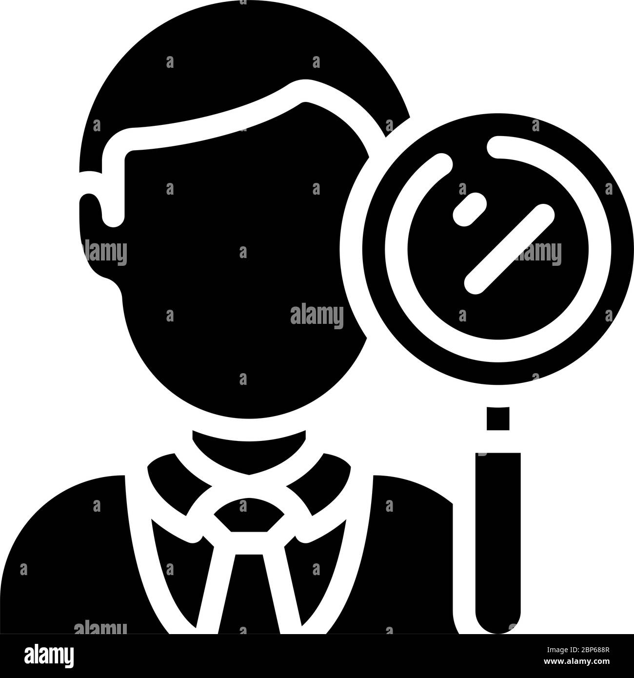 Male Auditor icon Stock Vector Image & Art - Alamy