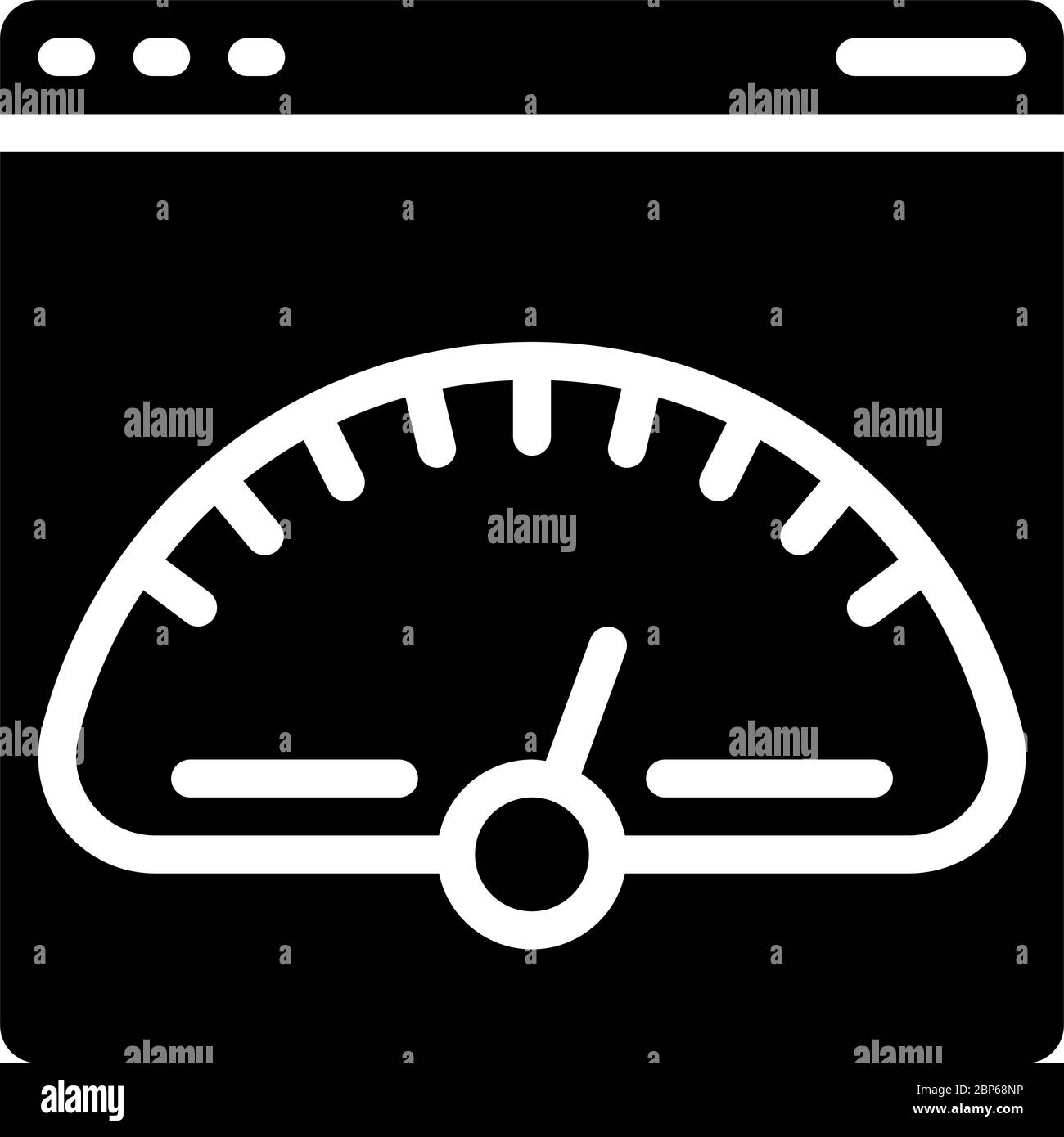 Website with performance dial Stock Vector Image & Art - Alamy