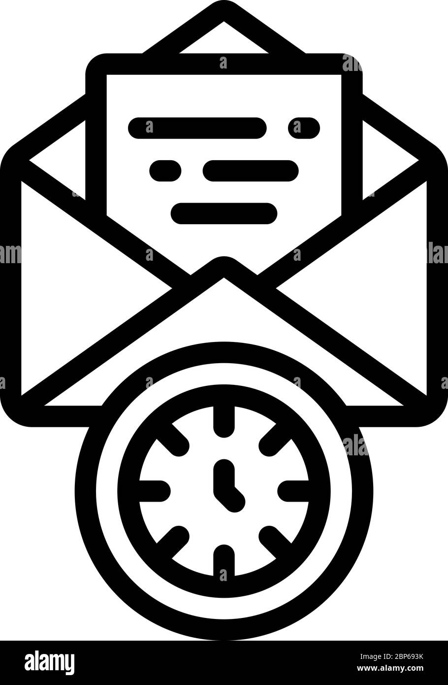 Project email Stock Vector Images - Alamy