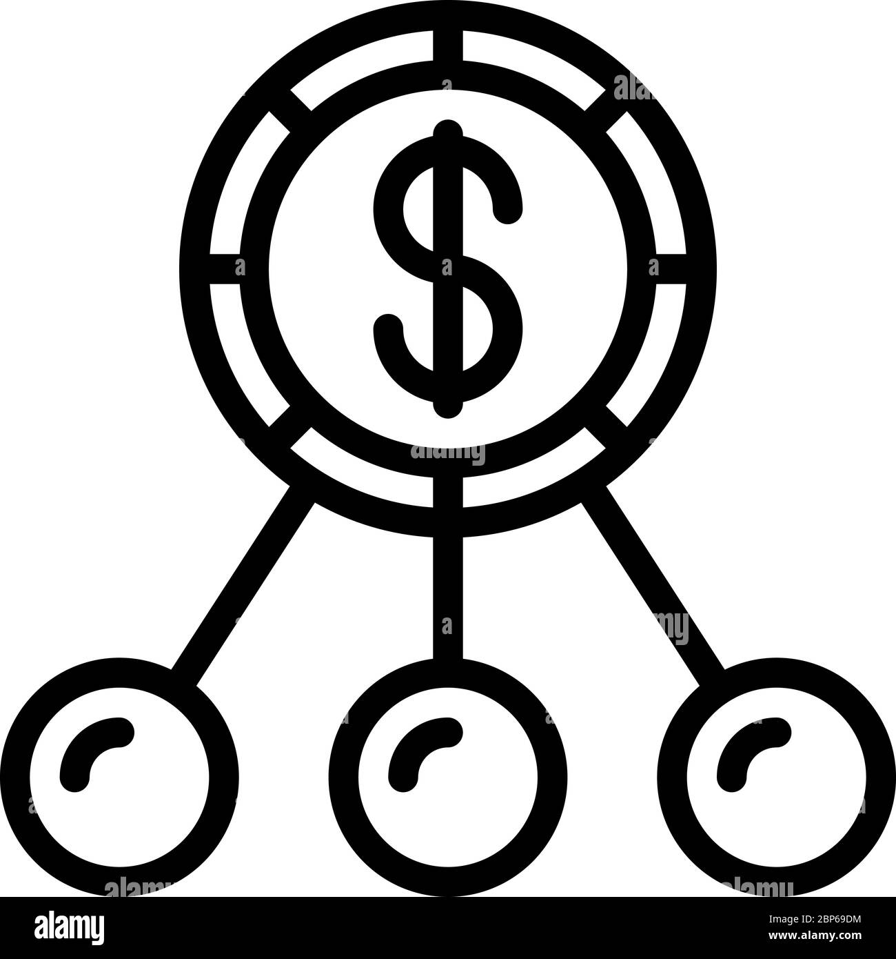 Split Budget icon Stock Vector Image & Art - Alamy