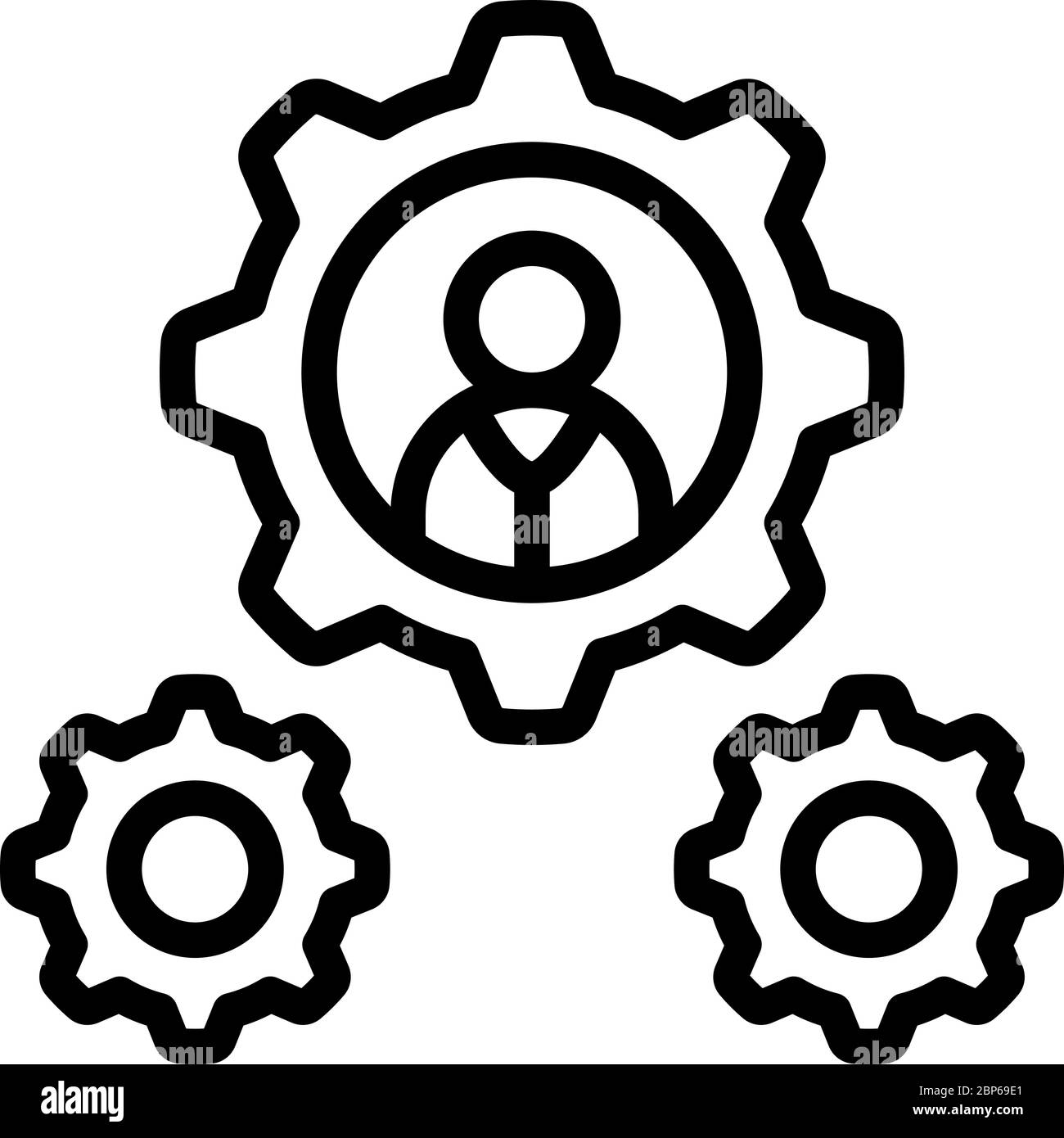 Management icon Black and White Stock Photos & Images - Alamy