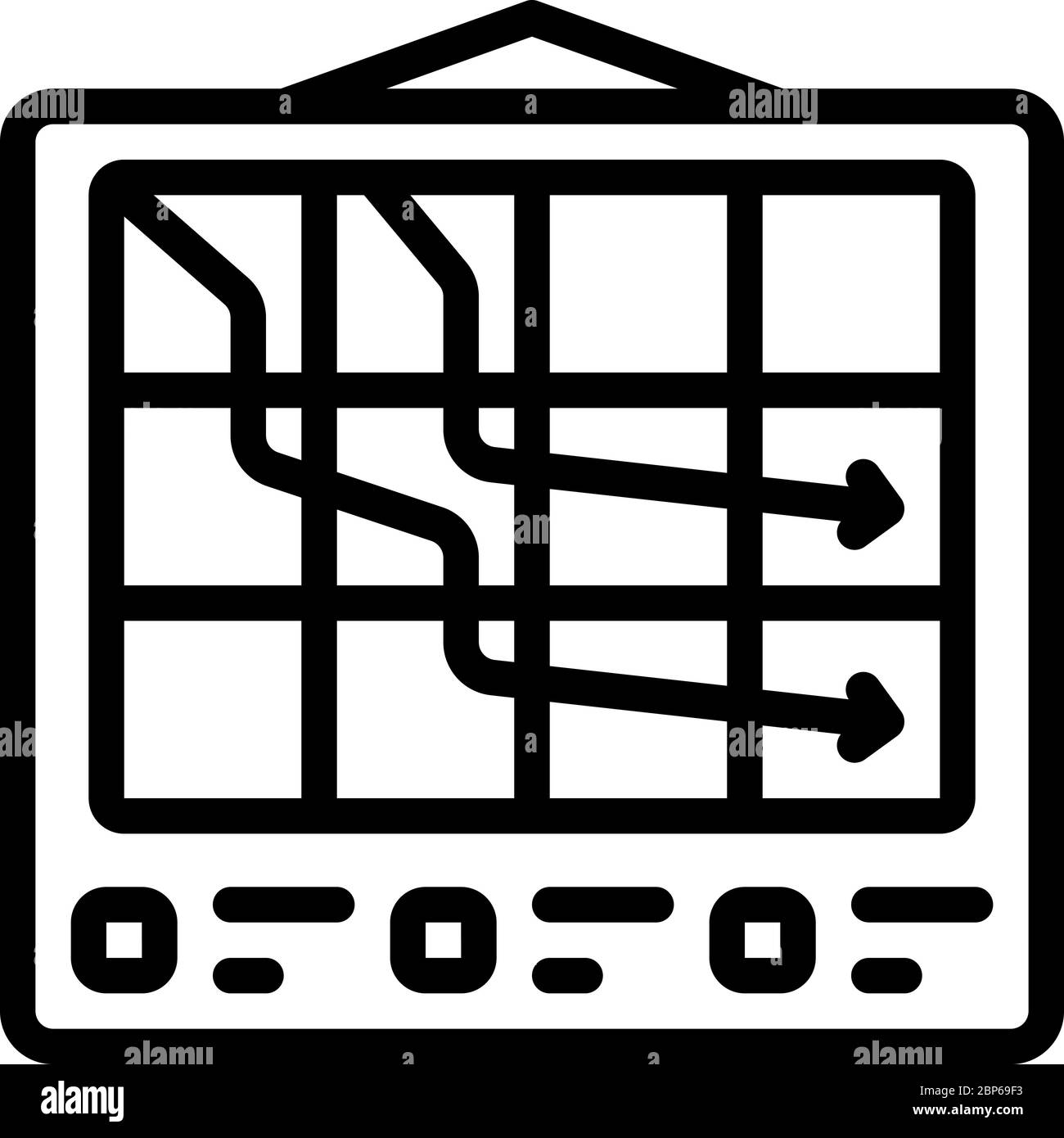 burndown chart icon Stock Vector Image & Art - Alamy