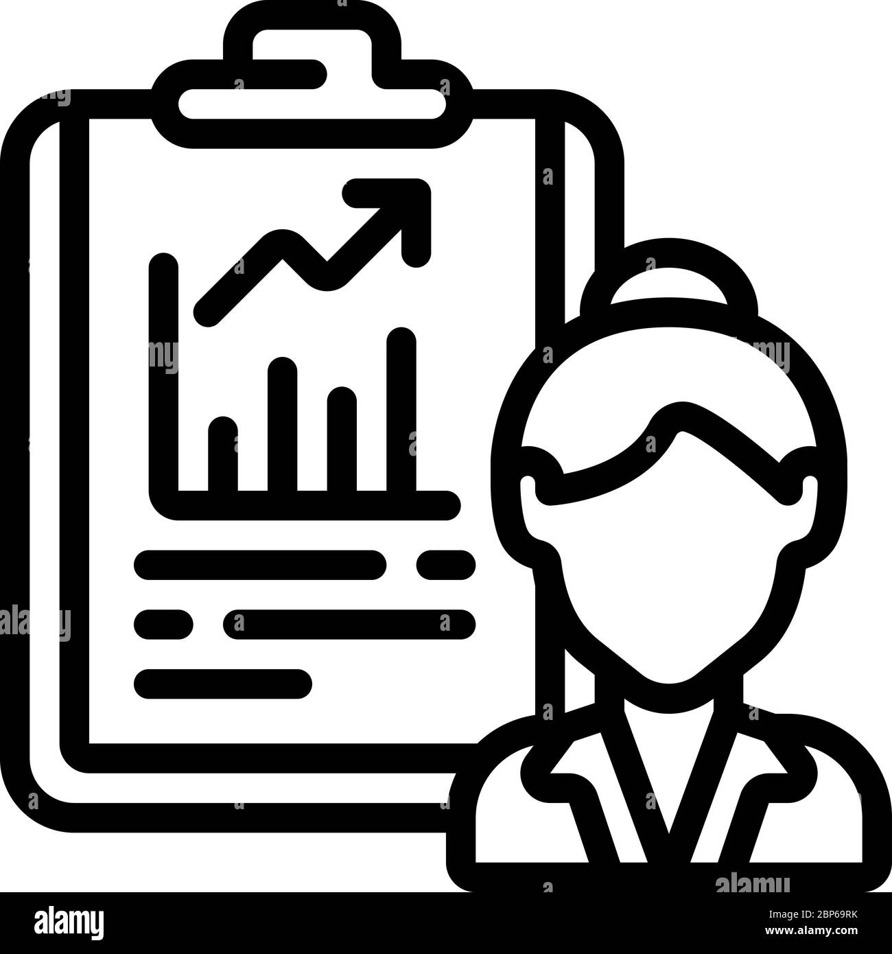 Data Report Manager icon Stock Vector Image & Art - Alamy