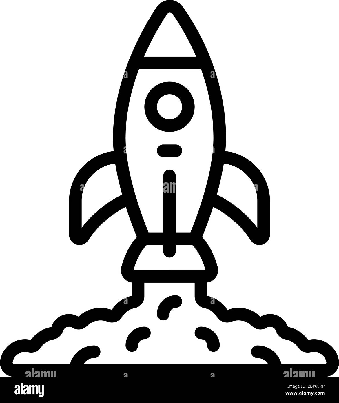 Launch project icon Stock Vector Image & Art - Alamy