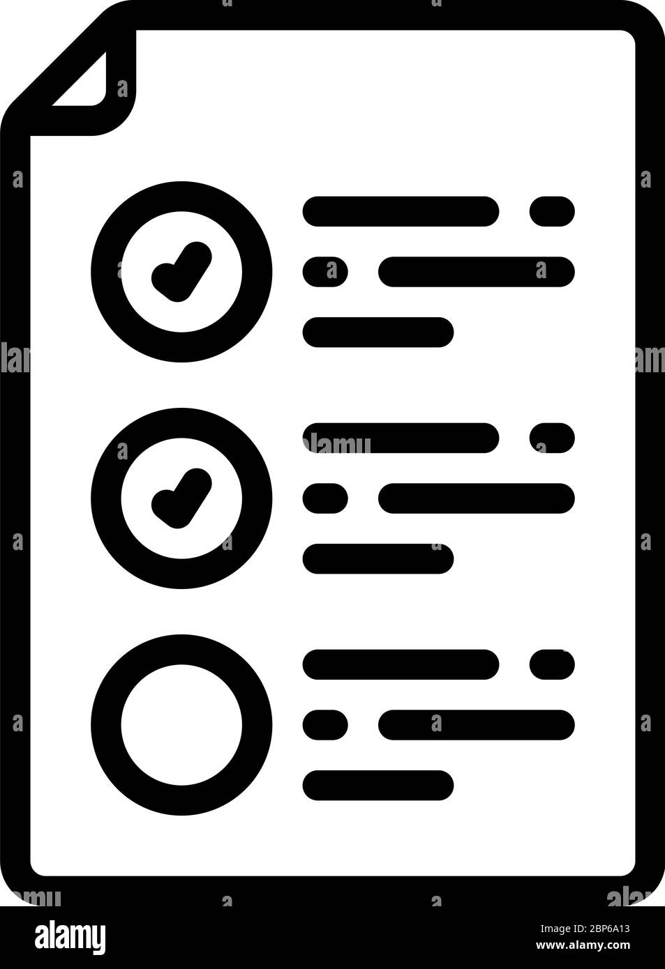 Task List document icon Stock Vector Image & Art - Alamy