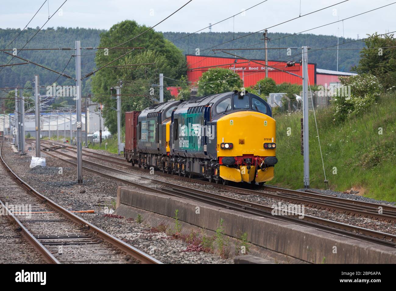 Class 37 Diesel Locomotives High Resolution Stock Photography and ...