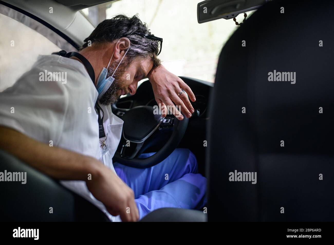 Professional man sleeping hi-res stock photography and images - Alamy