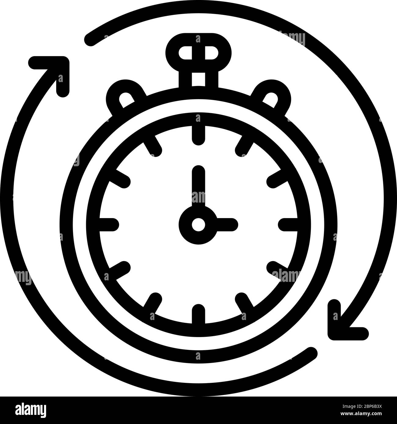 Continuous time icon Stock Vector Image & Art - Alamy