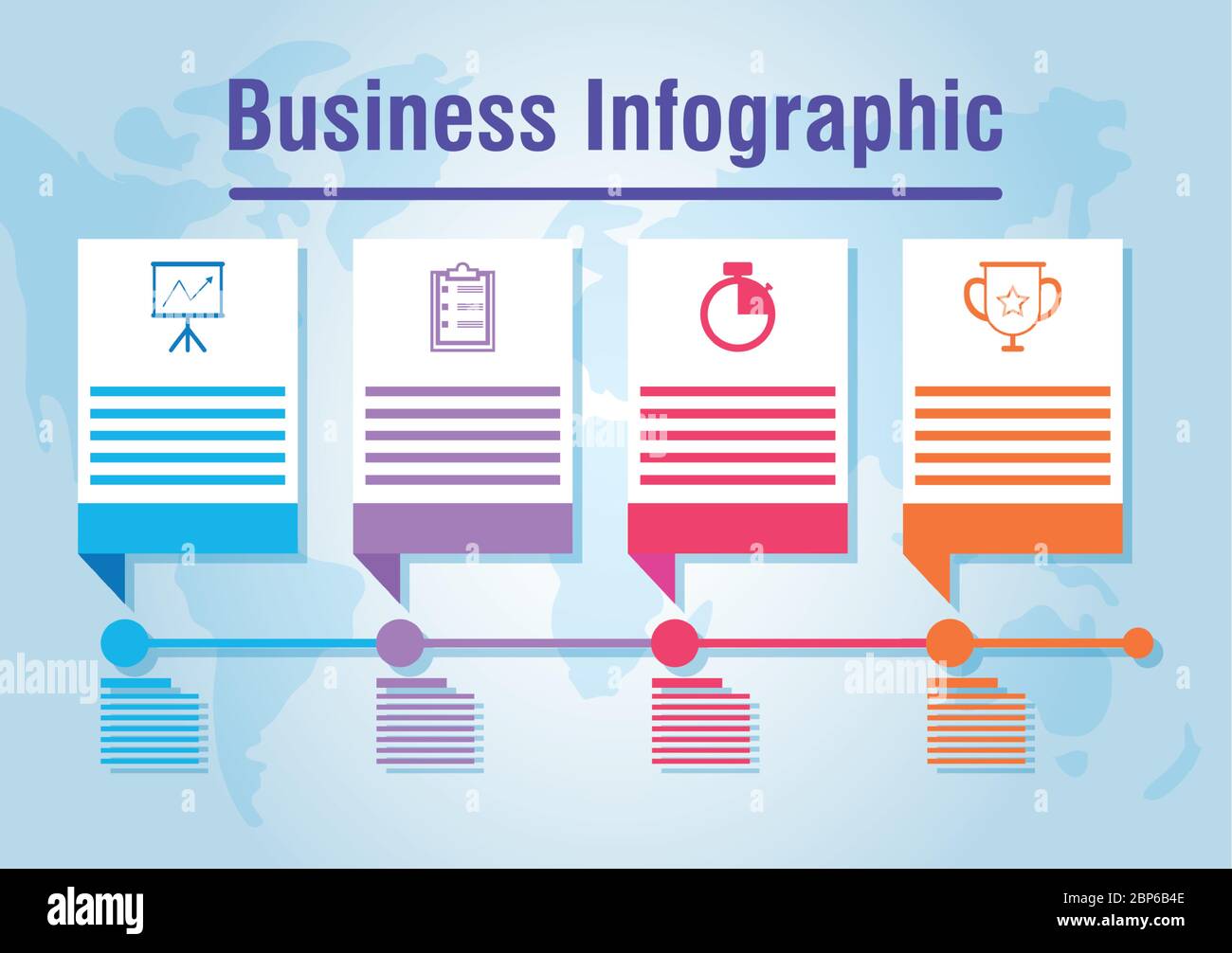 business infographic with world planet Stock Vector Image & Art - Alamy